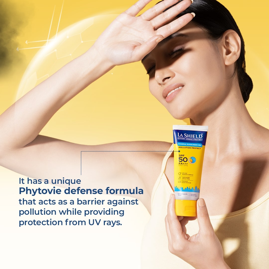 Buy Sunscreen Gel SPF 50 | Pollution Protect Gel | La Shield