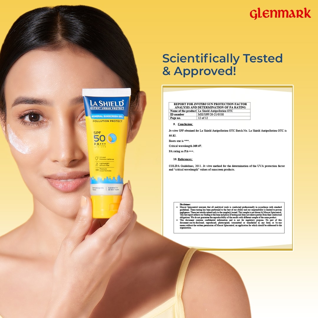 Buy Sunscreen Gel SPF 50 | Pollution Protect Gel | La Shield